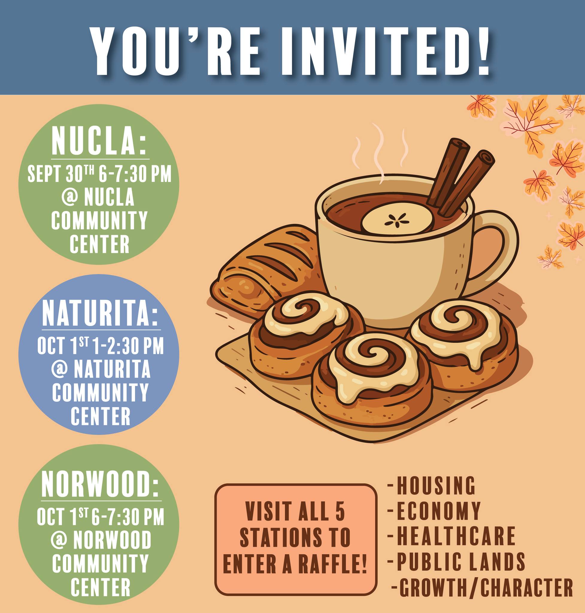 West End Vision Project "Pop-In for Pastries & Priorities" (Naturita ...